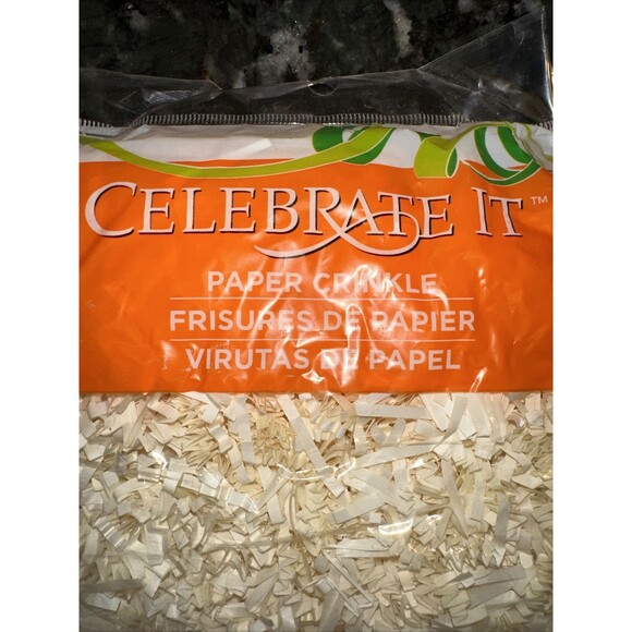 Celebrate It | Other | New Celebrate It Paper Crinkle 4oz White Cream ...